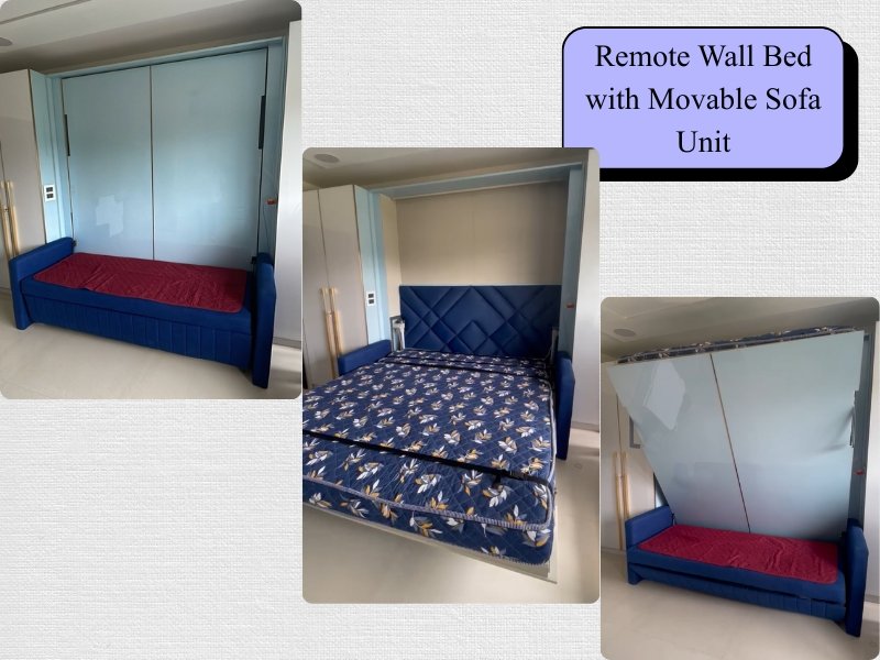 Remote Wall Bed Systems: Standard, Fixed & Movable Sofa Types